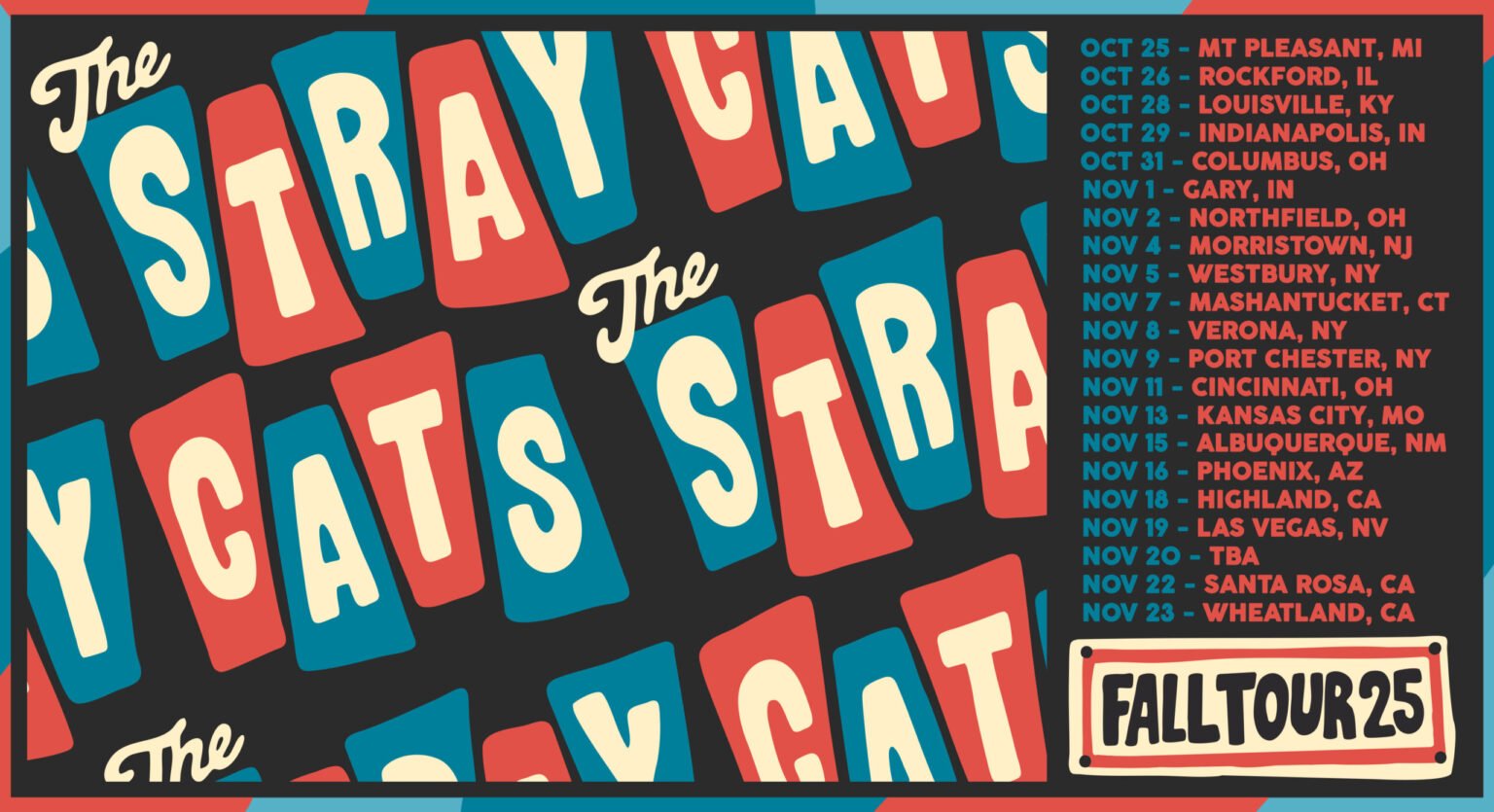 Stray Cats – Announce Fall 2025 Tour - 80's New Wave Music